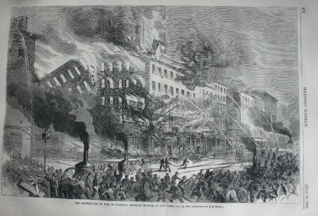 Barnum Museum Fire: July 13, 1865 | Boroughs of the Dead